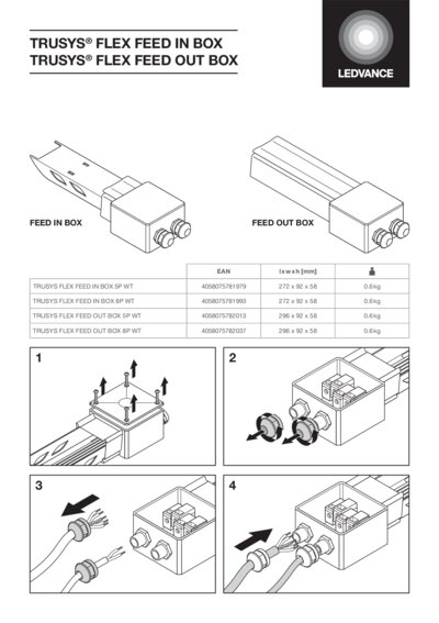 TruSys FLEX FEED-IN BOX